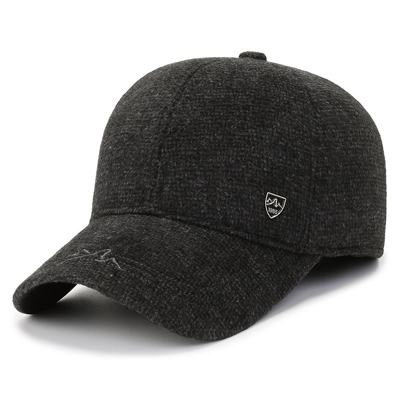 Купить зимнюю бейсболку от бренда Narason черного цвета в Киеве ...