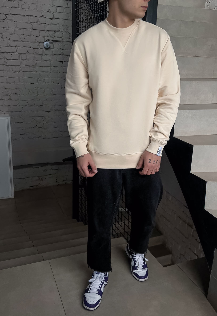 Купить базовый мужской свитшот Staff milk basic в Киеве, Украине | Цена 769 грн в интернет ...