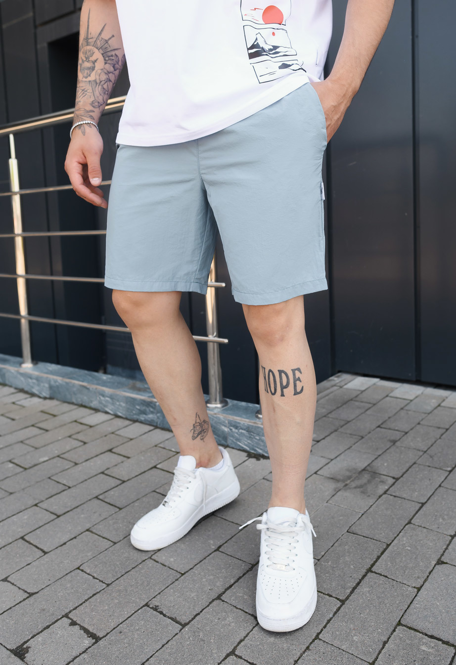 Купить светло-синие пляжные шорты Staff light blue basic в Киеве, Украине | Цена 639 грн в ...