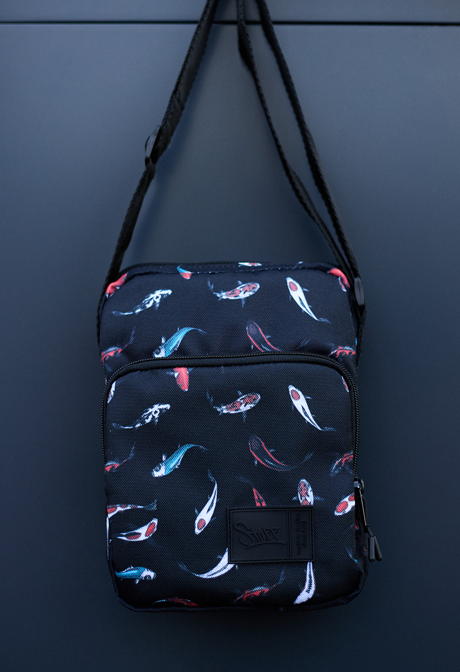 Купить черную барсетку с рыбами Staff fish в Киеве, Украине | Цена 485 ...